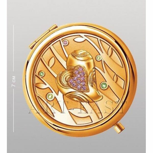 Зеркальце A941641 разностор, Сплав, стекло