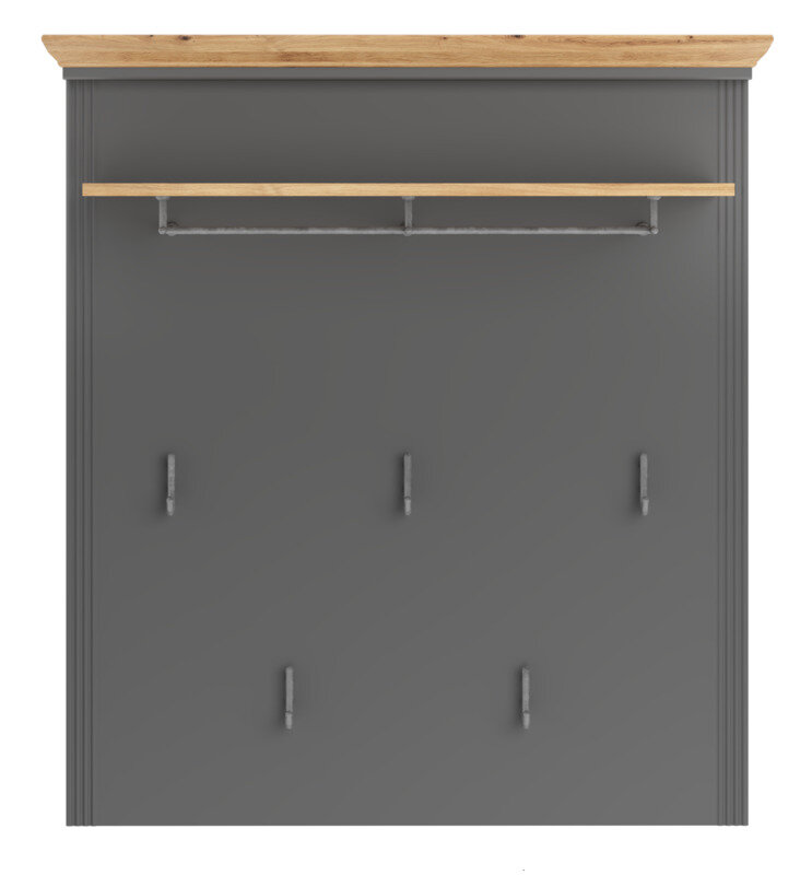 Вешалка БРВ мебель Jasmin WIE Графит/ Дуб артизан