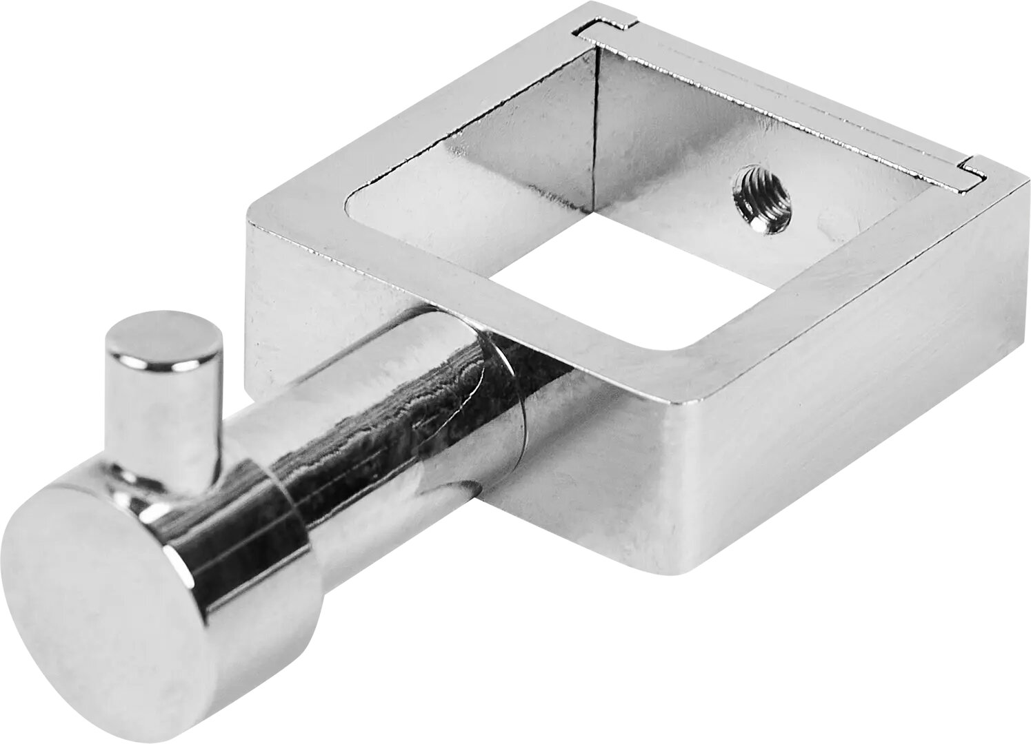 Крючок для полотенцесушителя КР2-01 квадратный профиль 1 цвет хром