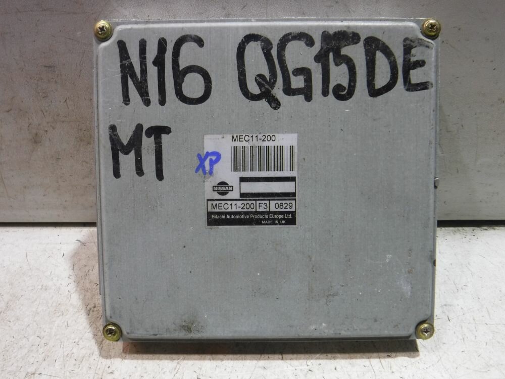 Блок управления двигателем Nissan Almera N16 MEC11200