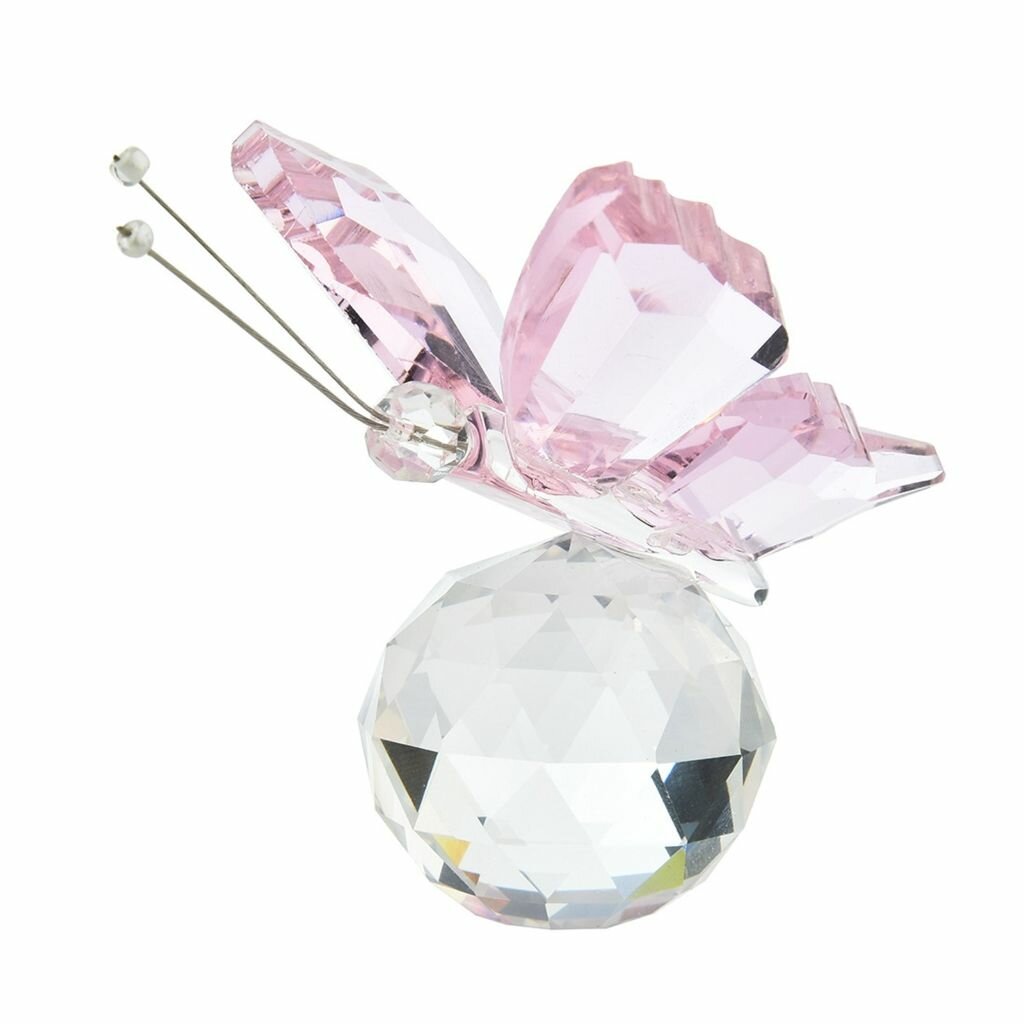 Кристальные фигурки бабочек