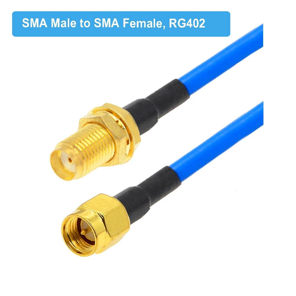 Коаксиальный кабель SMA Male to SMA Female RG402, 80CM