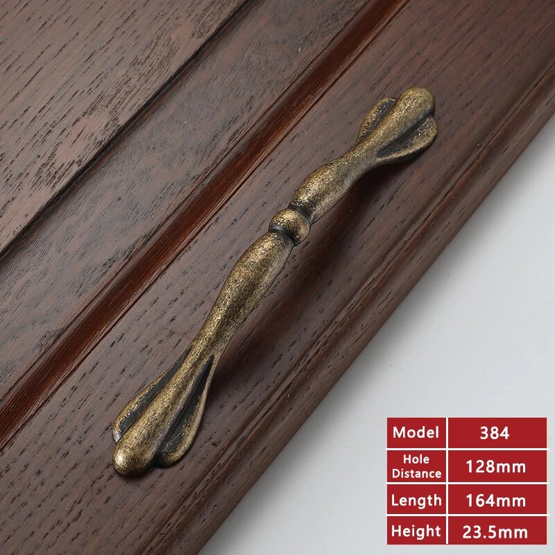 YUTOKO Ретро ручки для шкафа латунные 128 мм 384-128