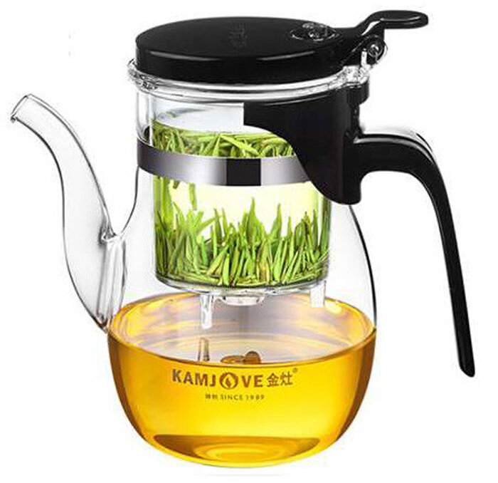 Типод (Чайник заварочный с кнопкой Гунфу), заварник для чая Kamjove K-206 600 мл. с носиком-