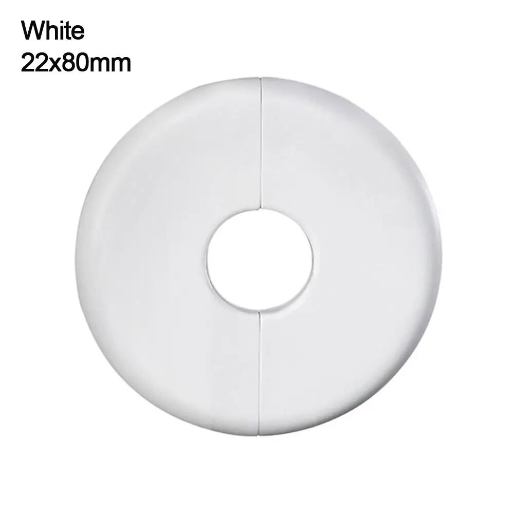 Декоративный чехол для крана из АБС-пластика, круглая самоклеящаяся настенная крышка на трубу, черная/белая крышка для смесителя для душа, аксессуары для кухни и ванной комнаты