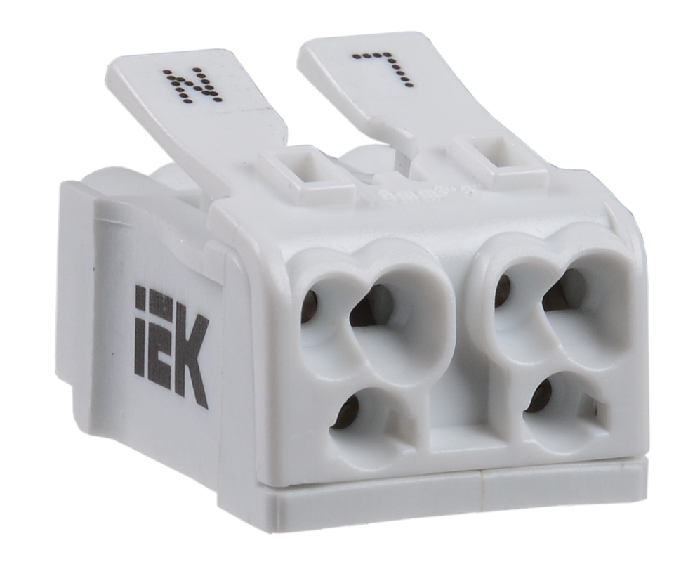 Клемма пружинная соединительная КСП2-L+N IEK