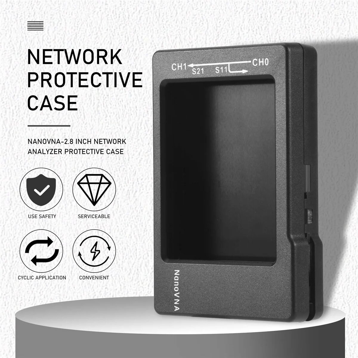 Protective Case for NanoVNA-2.8 Inch Network Analyzer — фото 1