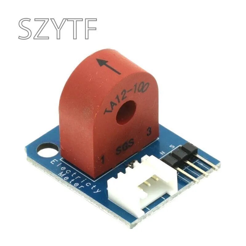 Измеритель напряжения (аналоговый), датчик переменного тока, трансформатор тока 5A для Arduino TA12-100