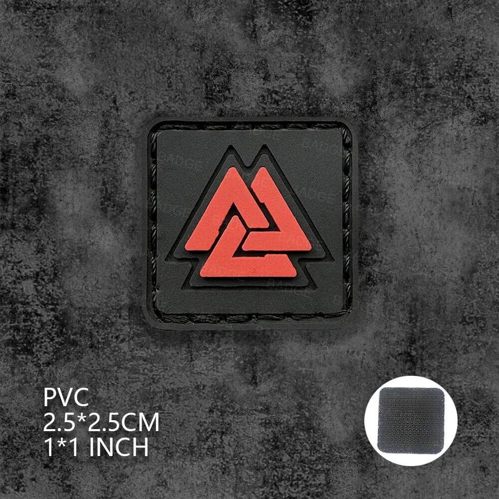 Нашивка с молотом викингов BADGE 04