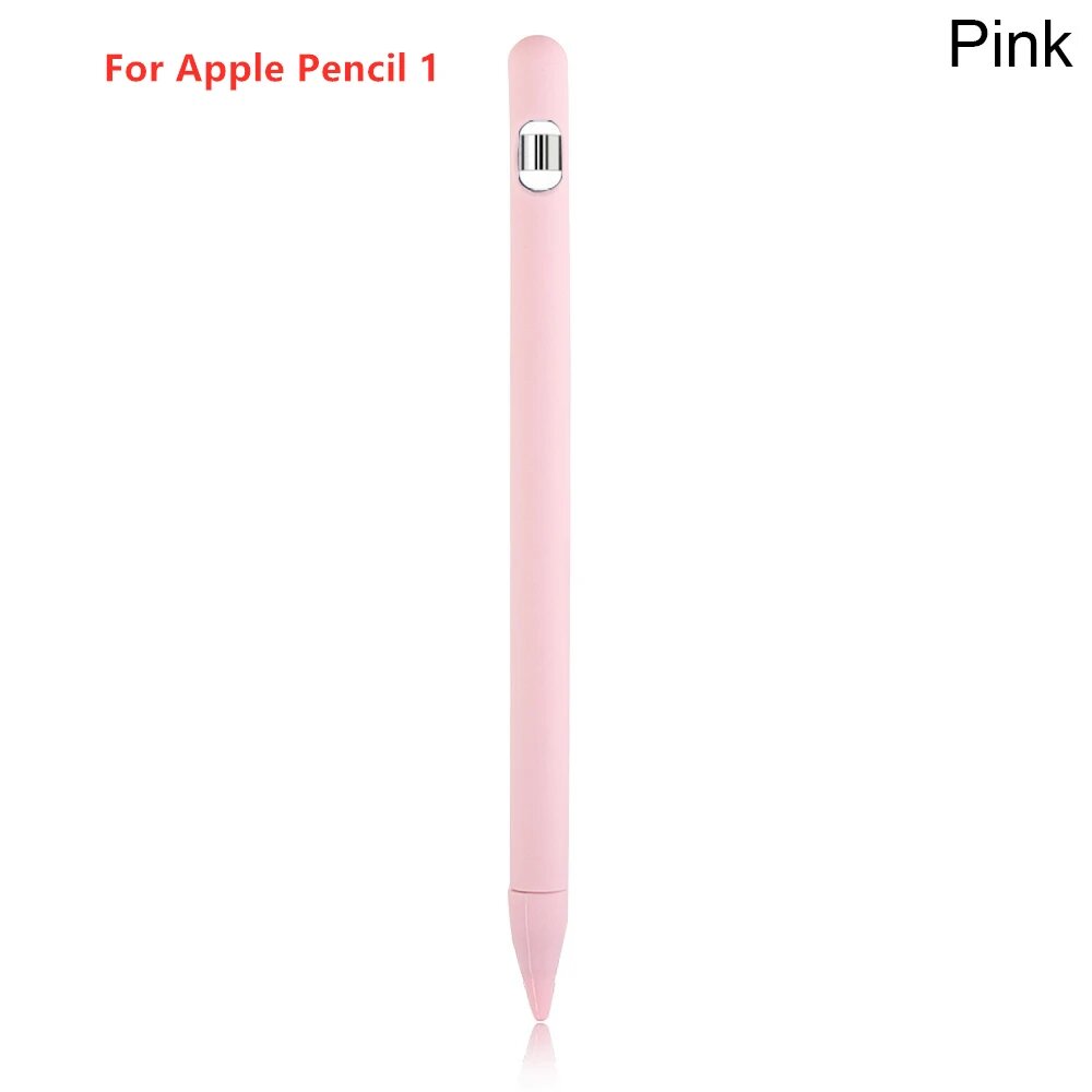 Мягкий силиконовый чехол для Apple Pencil 1 4 в 1 Pink