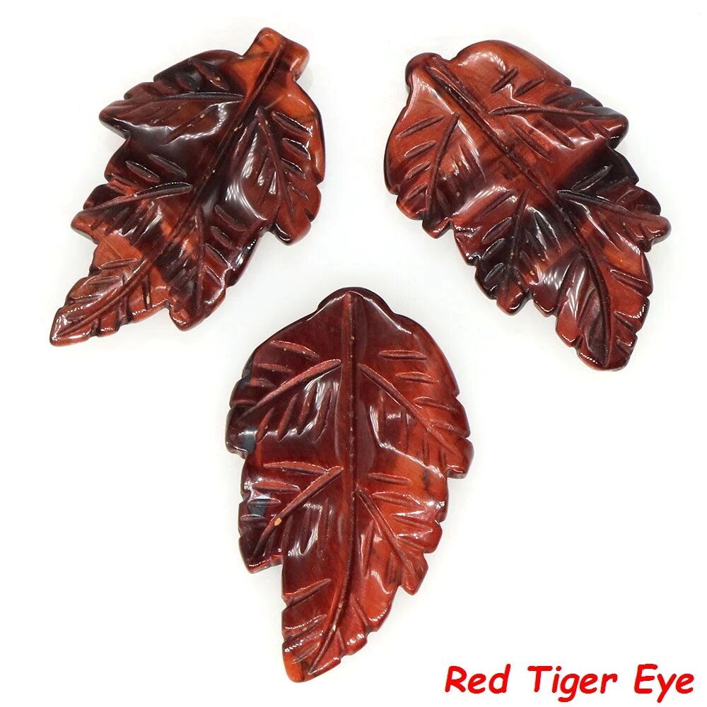 Листовидный кварц для украшений Красный, 1PC, Red Tiger Eye