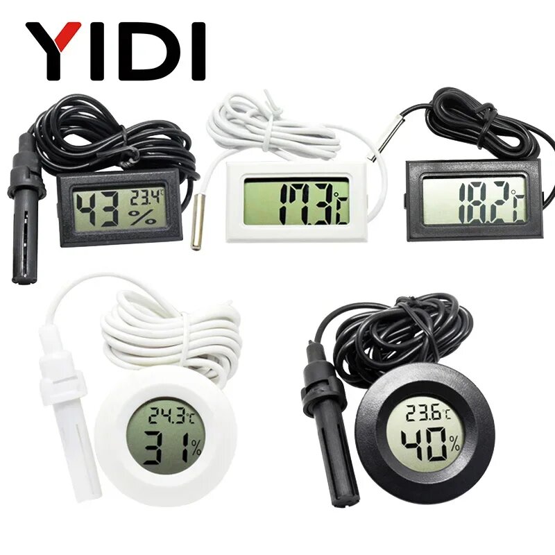 Термогигрометр YIDI Round White — фото 1