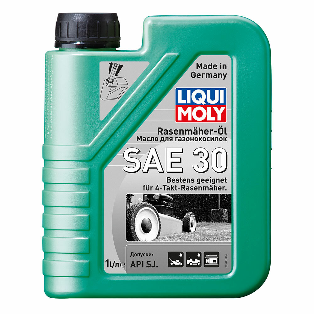 Минеральное масло 4-тактное для газонокосилок Rasenmuher-Oil SAE 30 Liqui Moly, LM-1264/3991