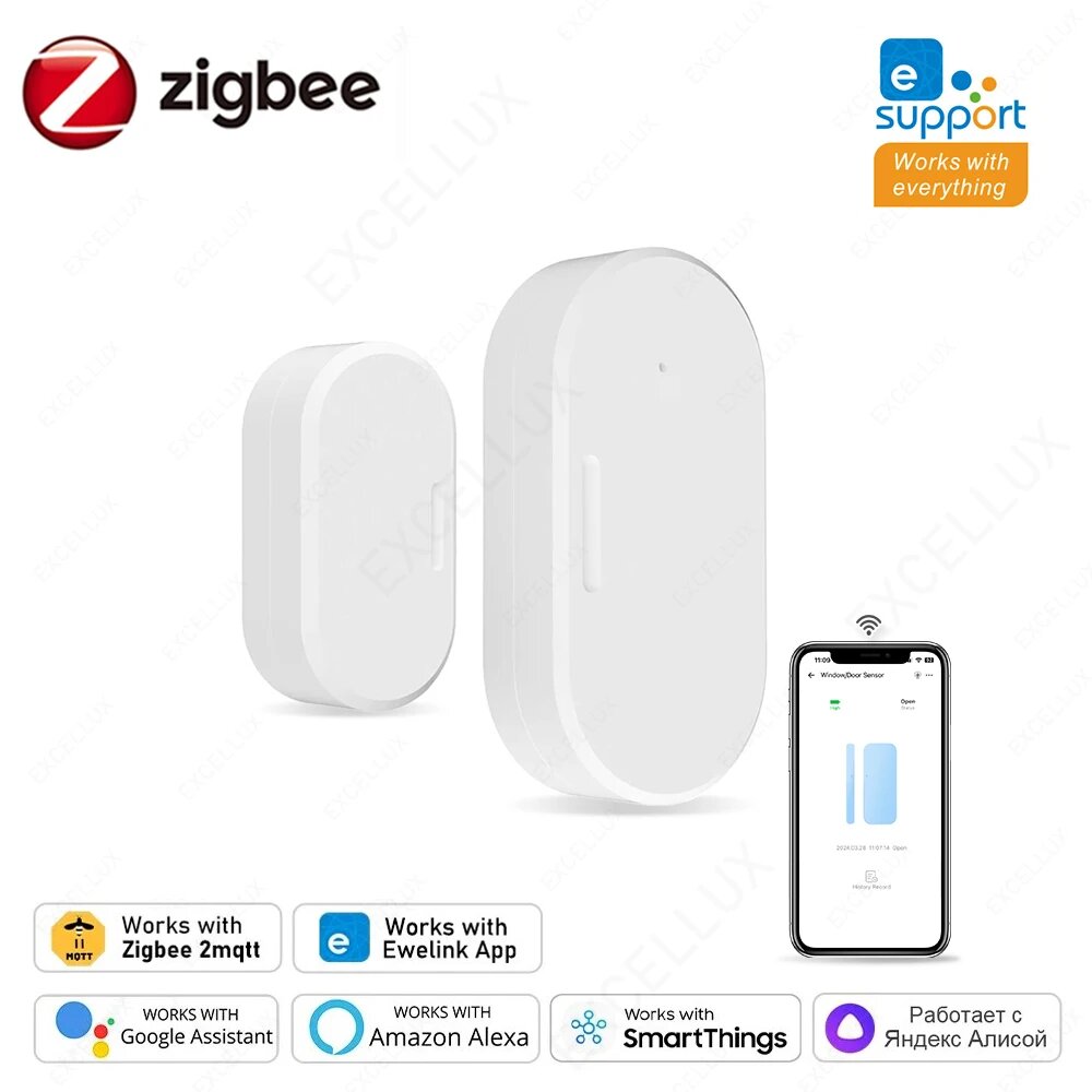 Умный датчик двери ZigBee Z2MQTT