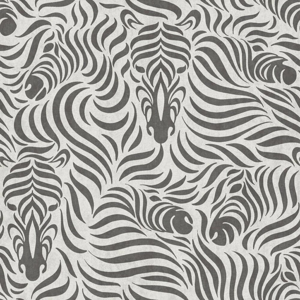 Обои Aura Nomad 4305-3 A; 0,53х10,05 м, флизелин, цвет черный/белый