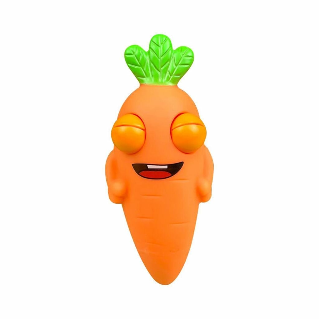АнтистрессИгрушка, Креативная игрушка-антистресс в виде моркови с выдавливаемыми глазами