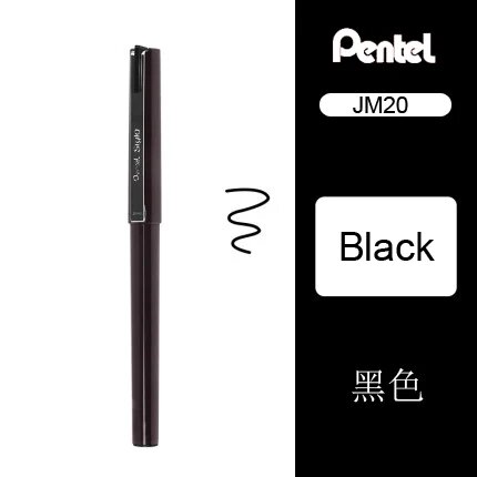 Гелевая ручка Pentel JM20 Черный, черный