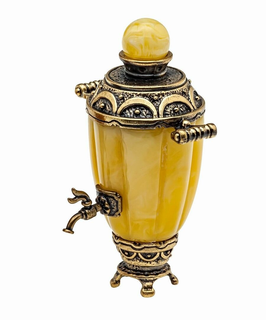 Сувенирный Самовар Боярский 817-Б, белый