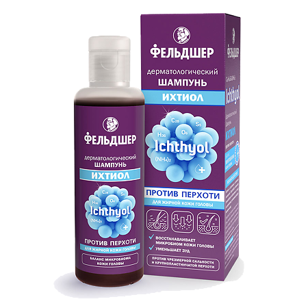 Фельдшер Шампунь дерматологический Ихтиол против перхоти 125мл
