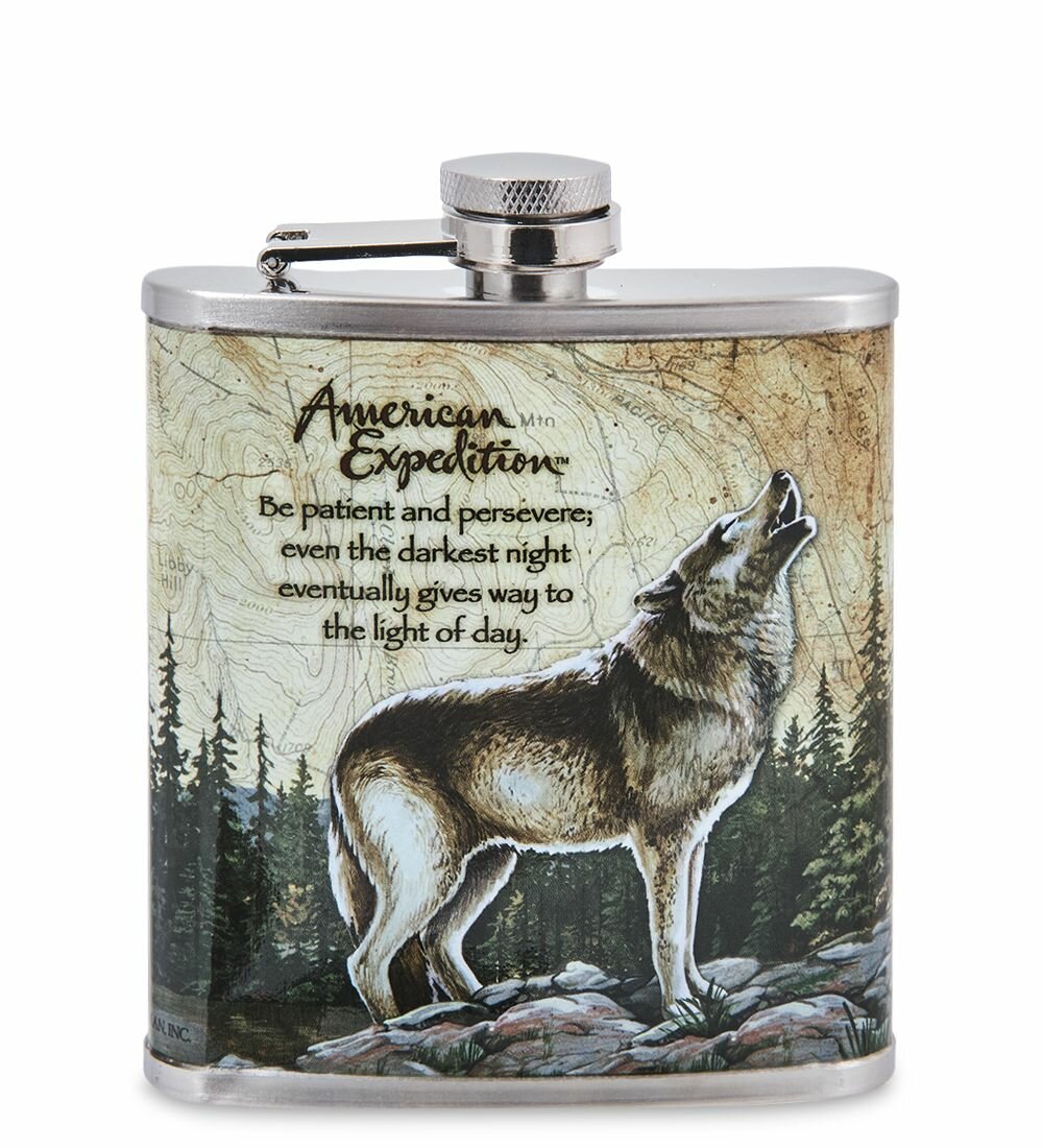 Фляжка 'Волк' 200 мл