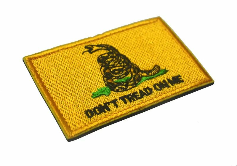 Тактическая нашивка "Не наступай на змею" с флагом Гадсдена DTM V00206-9-2.5