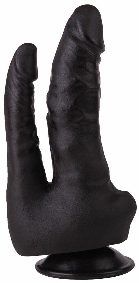 Фаллоимитатор анально-вагинальный Dual Peak на присоске, реалистичный, ПВХ, 18 см