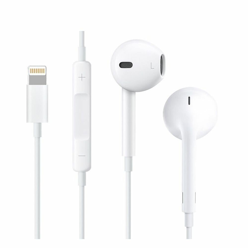 Наушники i-ONE Lightning 8pin, SUPER QUALITY (SBH-102K) белый