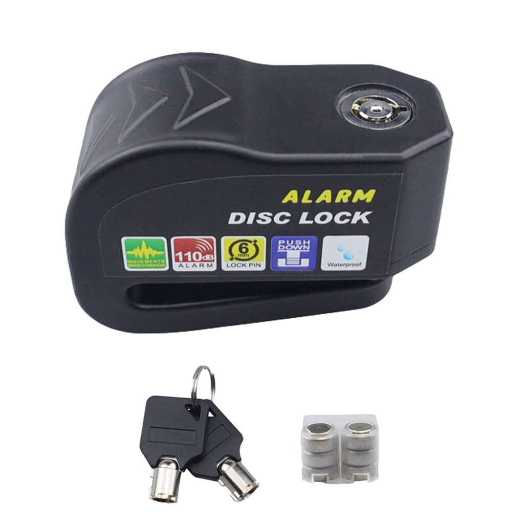Дисковое блокировка будильника мотоциклете мотоцикл Scooter Колесо с 110 дБ