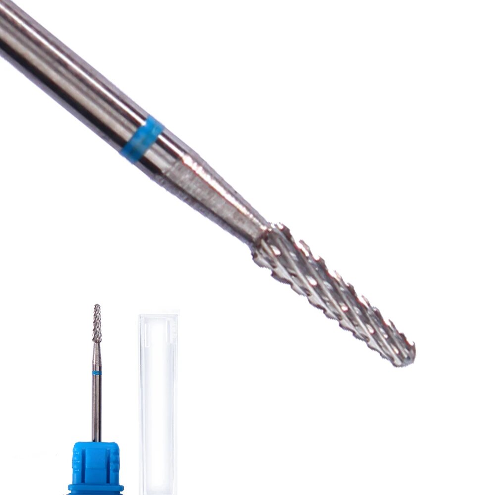 Вольфрамовое сверло для ногтей ERUIKA 2.35 мм, 24blue