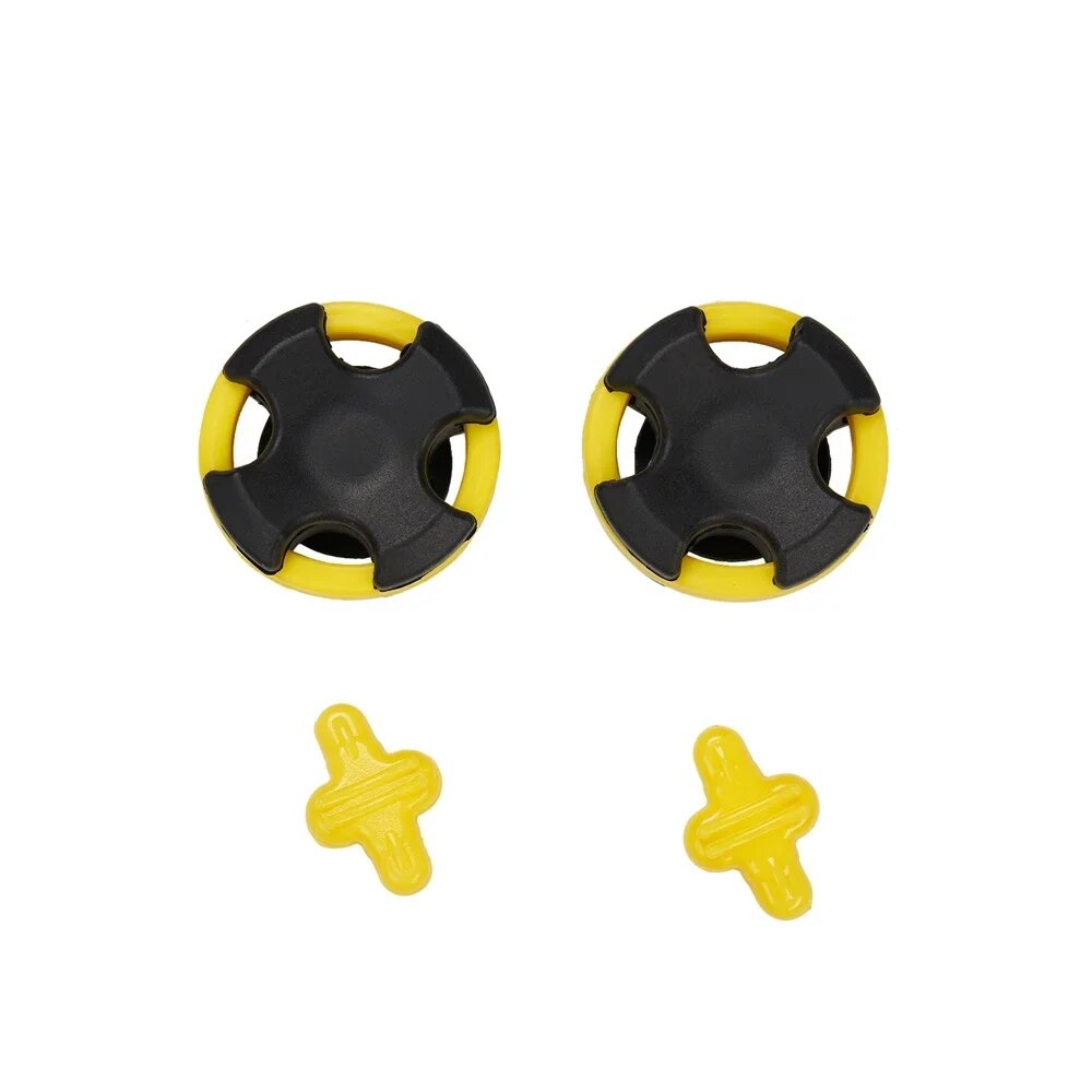 Резиновые демпферы для лука, 2 шт. Желтый, Желтый, Yellow