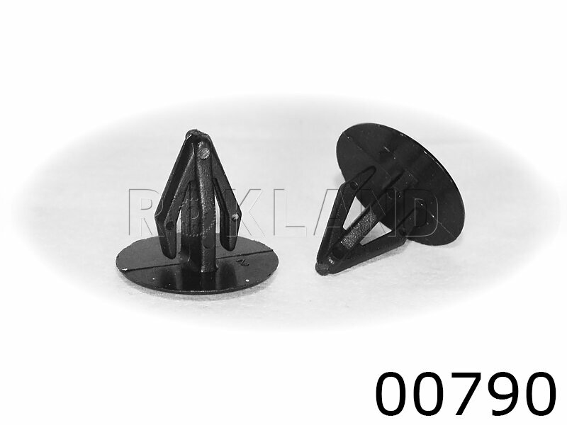 10шт - 00790 клипса автомобильная HONDA ROKLAND