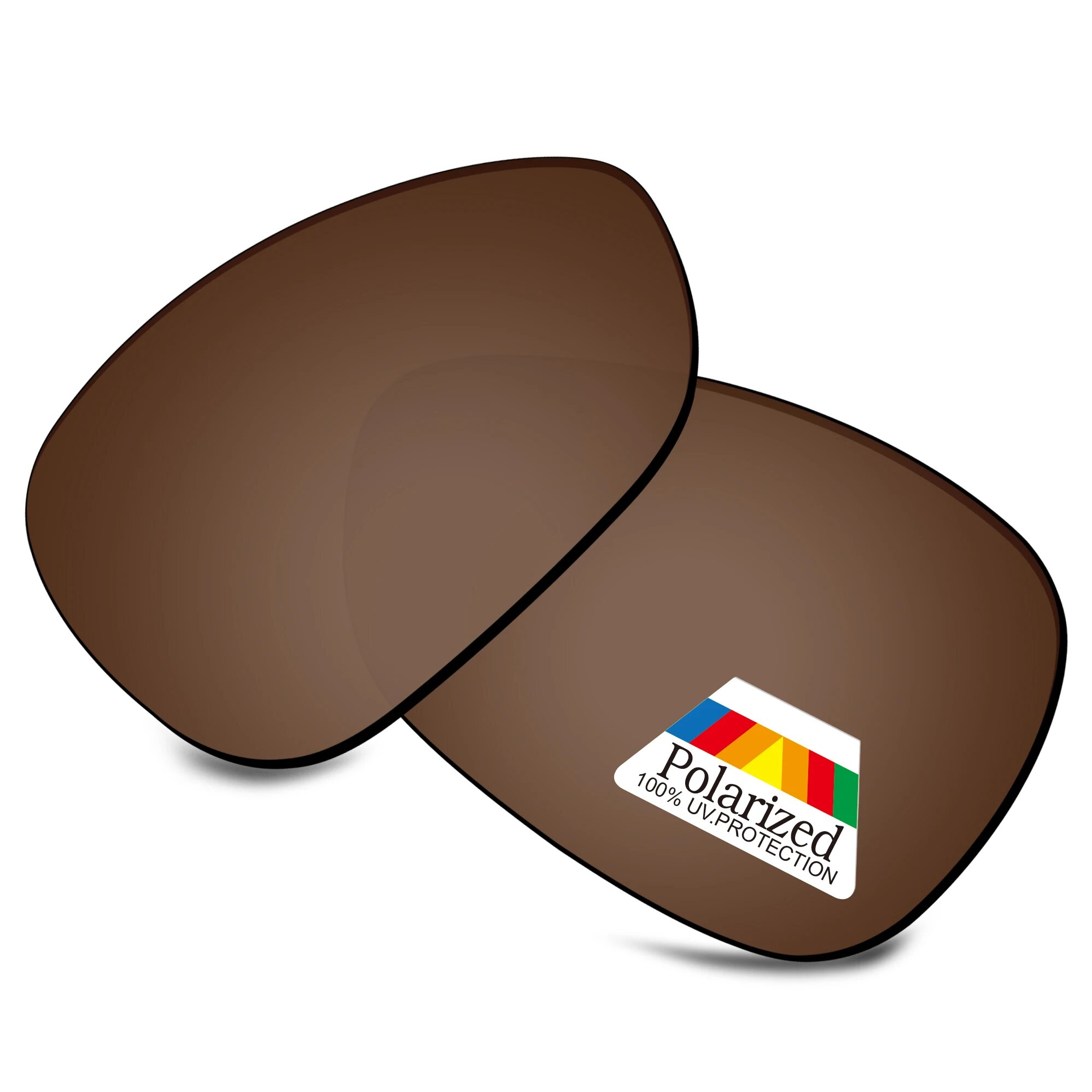 Б wake Поляризованные линзы для Oakley Crosshair 1.0 (2005) Cinnamon Brown, Коричневый