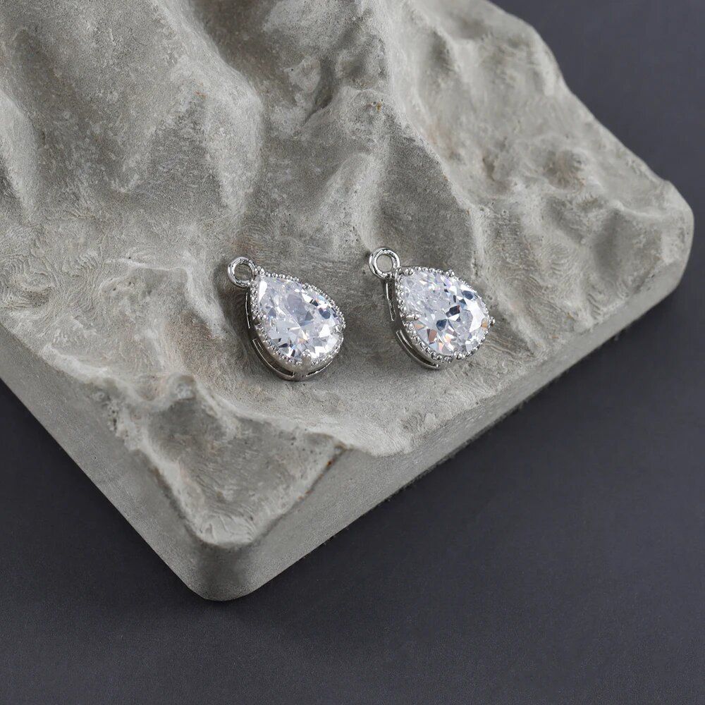 YEGUI M998 комплекты для изготовления сережек Серебряный, M99801