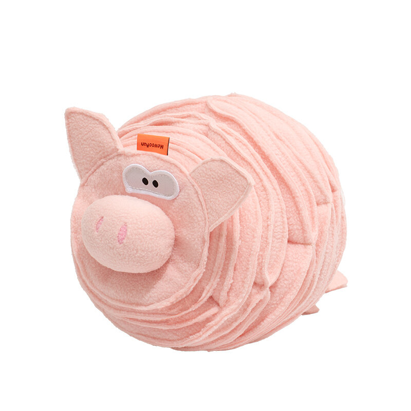 Игрушка-антистресс "Свинка", для кошек и собак, интерактивная, розовая