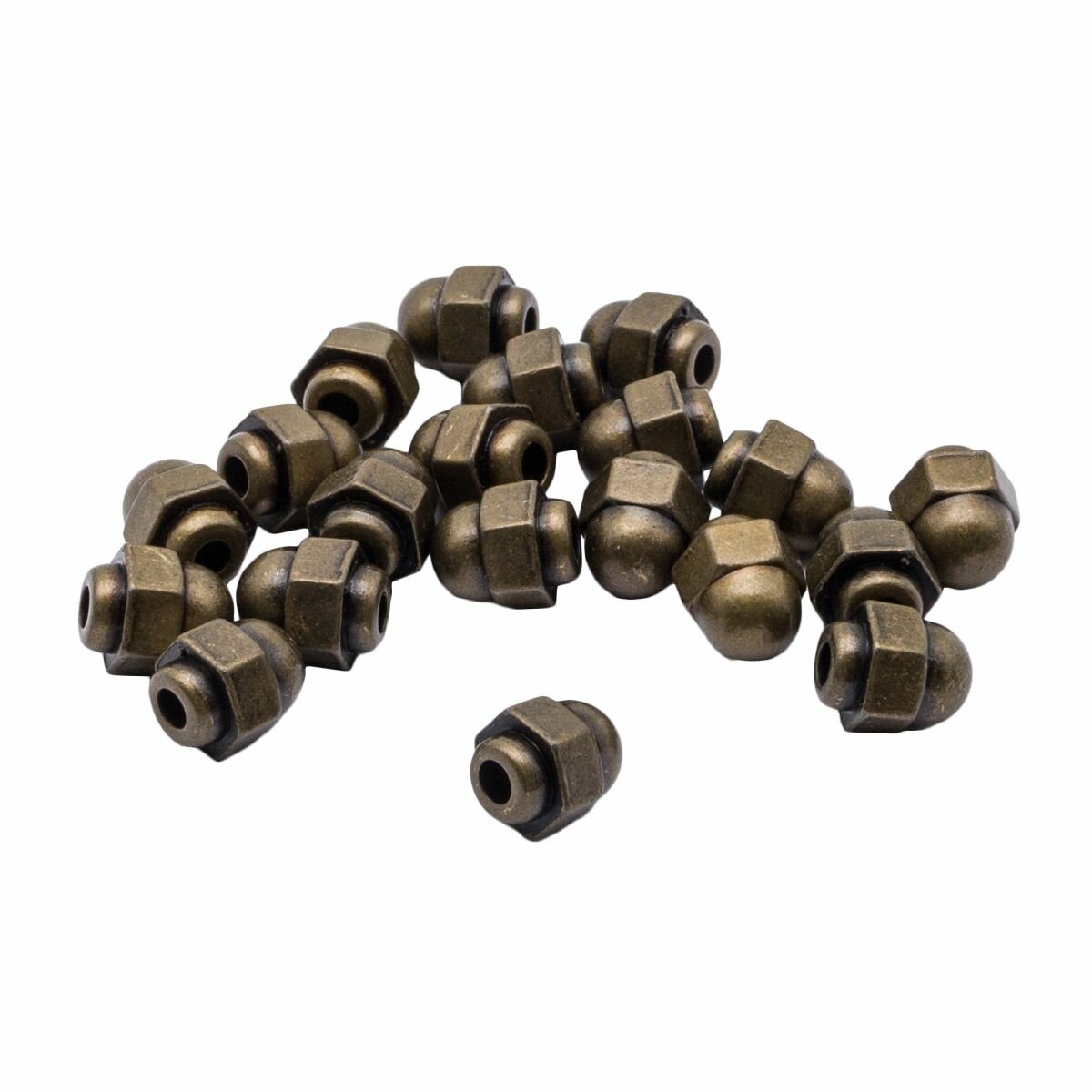 54405 Хольнитен джинсовый d-8мм 'Болтик' цв. металл (без гвоздя), латунь BIG