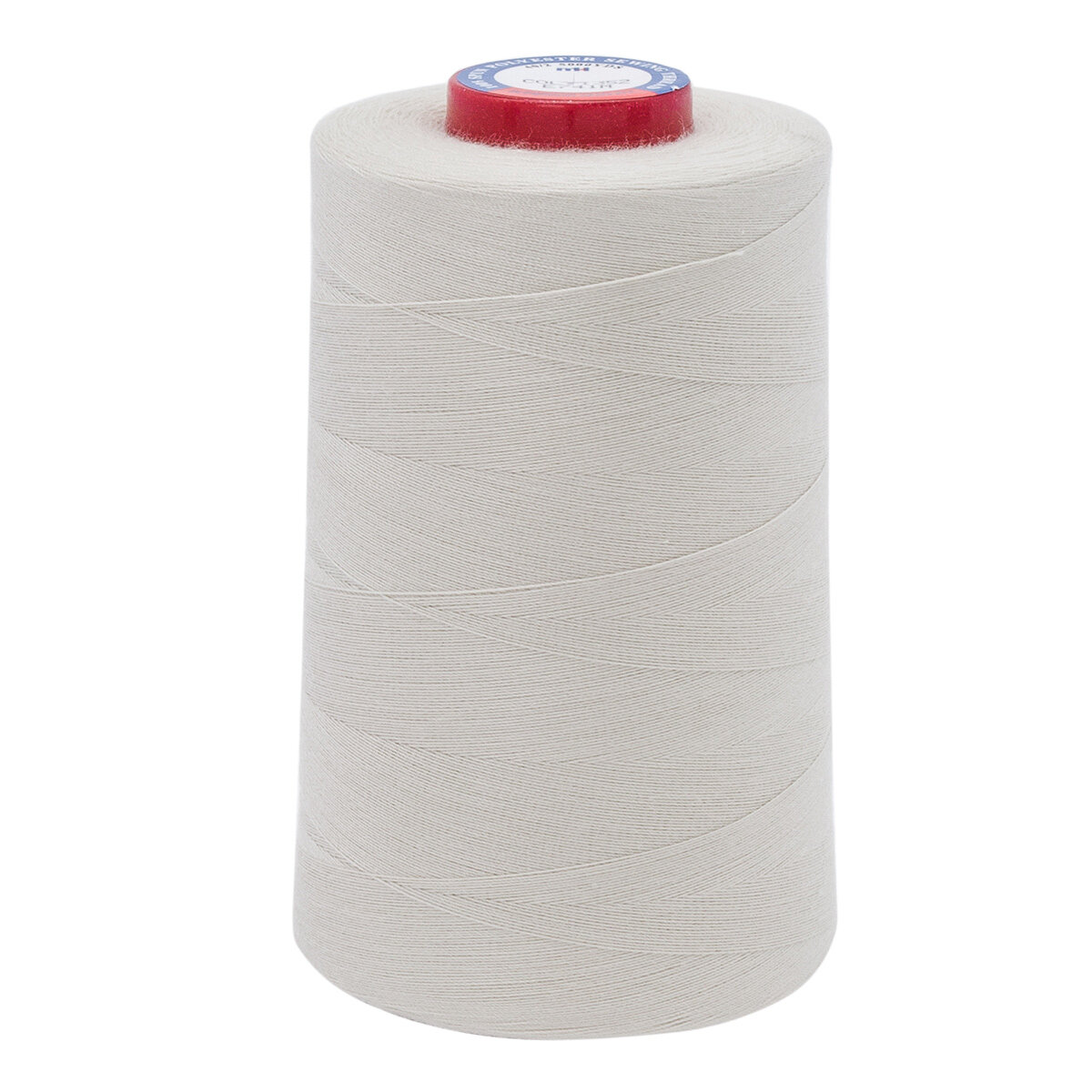Нитки швейные №40/2, 4572 м (5000 ярдов), промышленные, mH EURON (1352 бело-серый)
