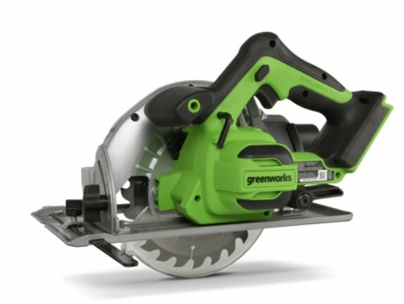 Пила циркулярная аккумуляторная Greenworks GD24C 1500907