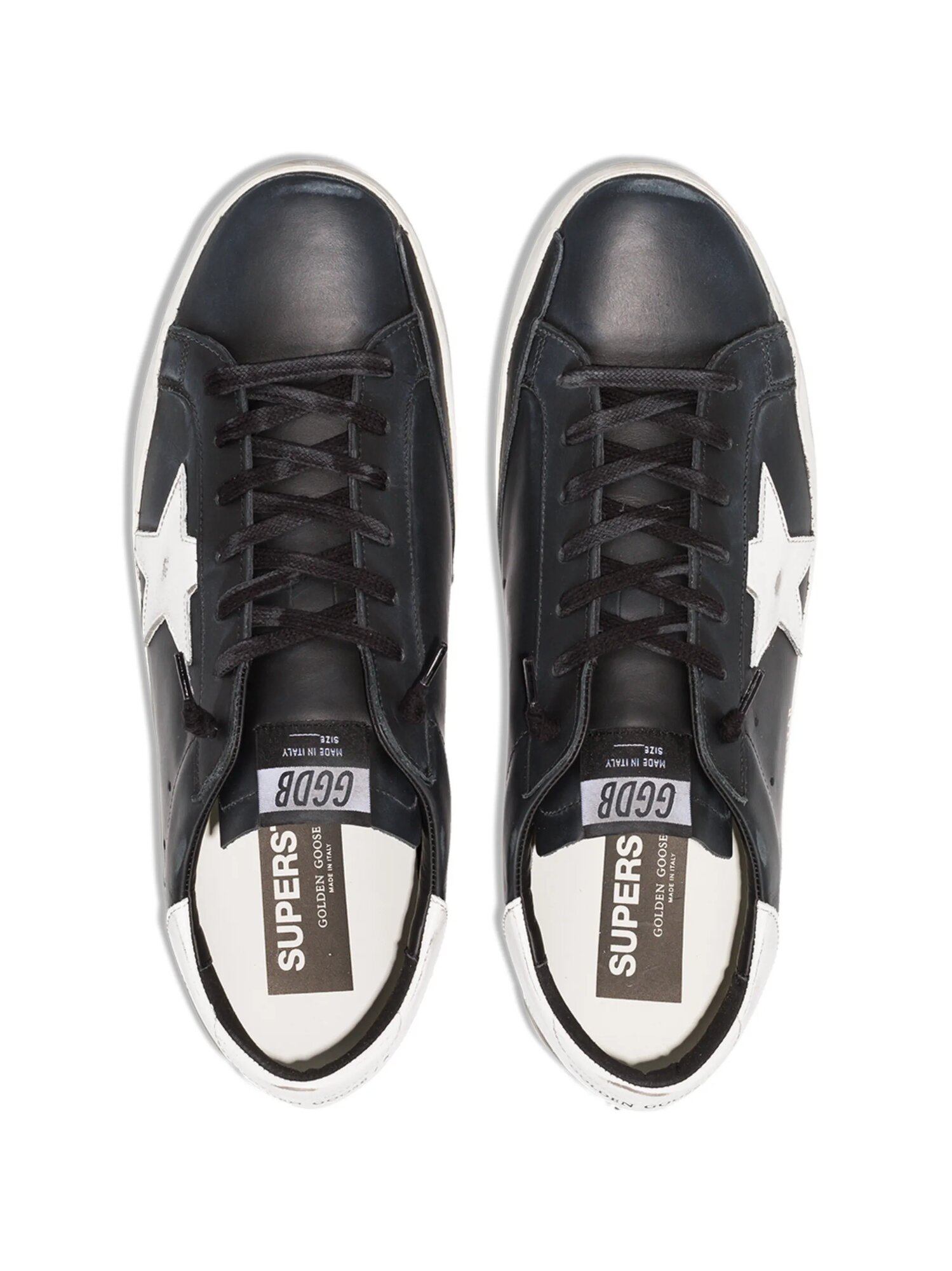 Кроссовки Golden Goose Super-Star, размер 42, black/black — фото 1