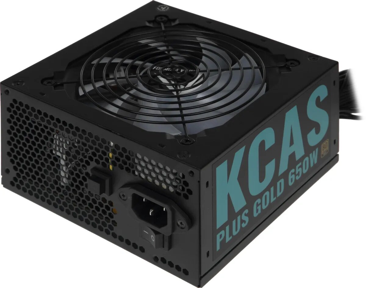 KCAS PLUS 650G / Блок питания Formula AC KCAS PLUS GOLD 650W RGB, 650Вт, 120мм, черный, retail [k