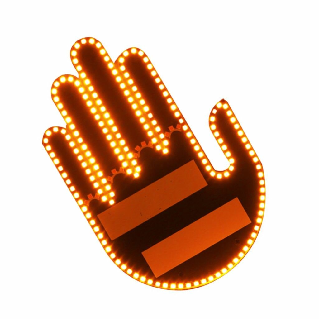 Автомобильный жестовый сигнализатор - женский вариант