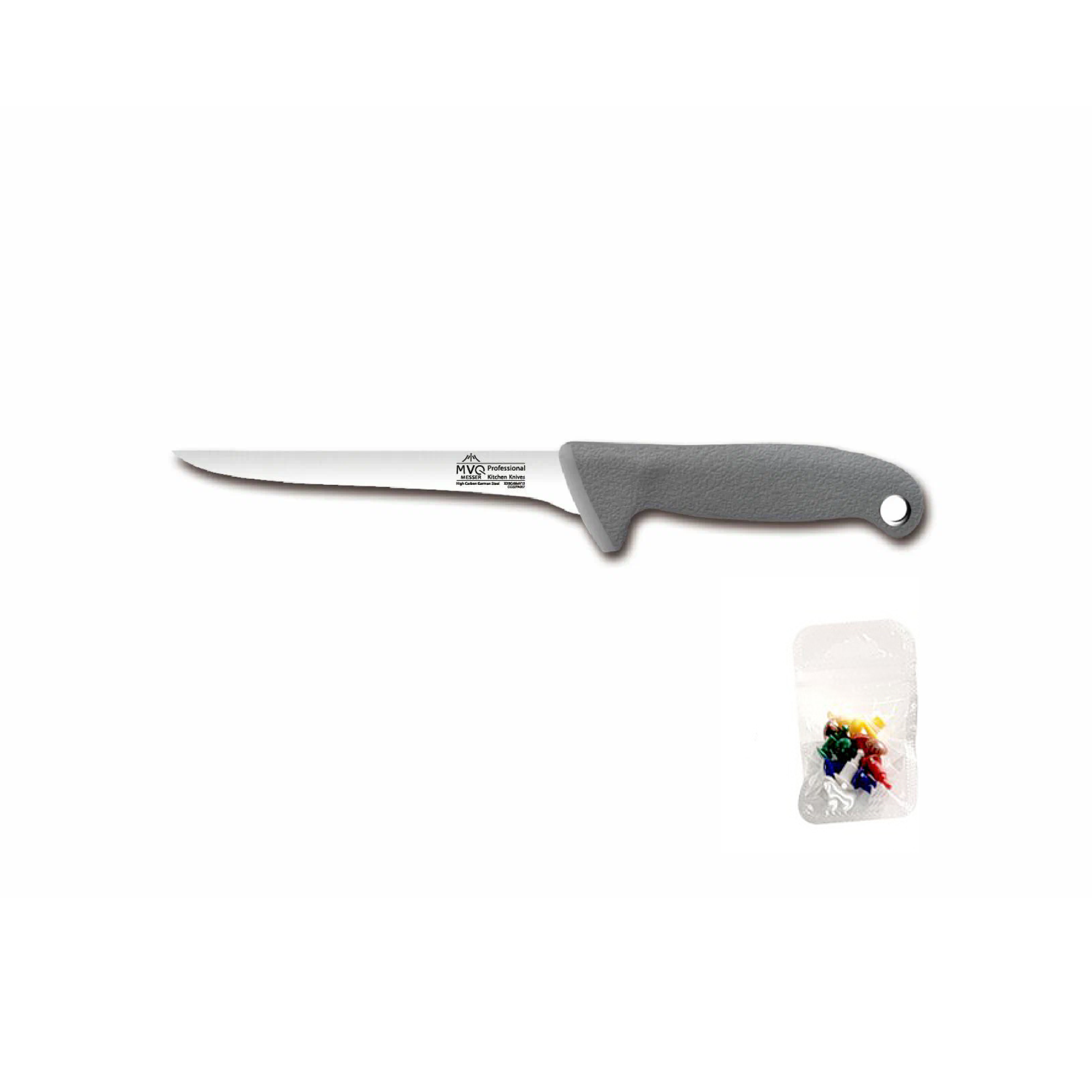 Нож обвалочный кухонный PROFI COLOR MVQ MESSER 15 СМ, 290x150x30 мм