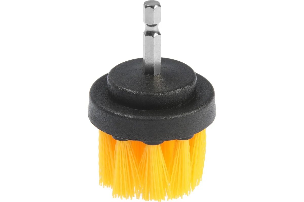 Тундра 9022475 Насадка-щетка на шуруповерт 45x25 мм, шестигранный хвостовик
