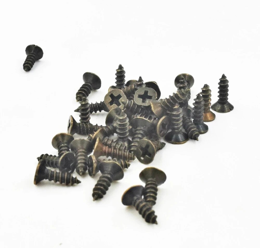 Бронзовые саморезы М2 300 шт. 2x7mm