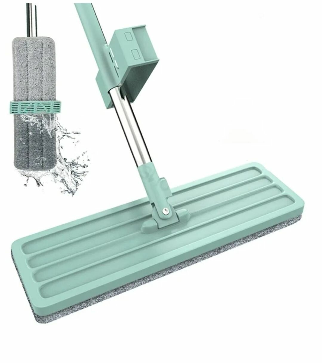 Швабра Плоская Компактная с самоотжимом