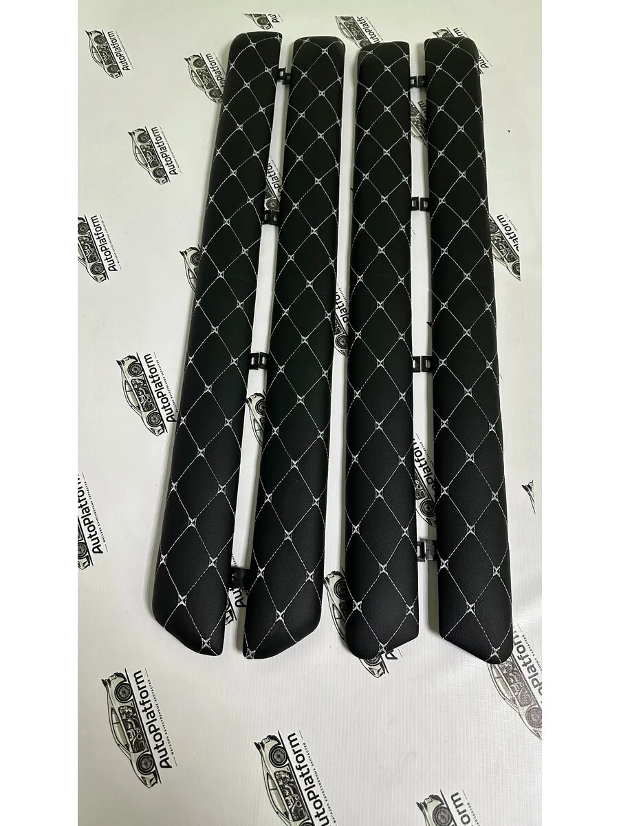 Накладки на двери (Батоны) на ВАЗ 2101-2107 (ромб Кожзам)