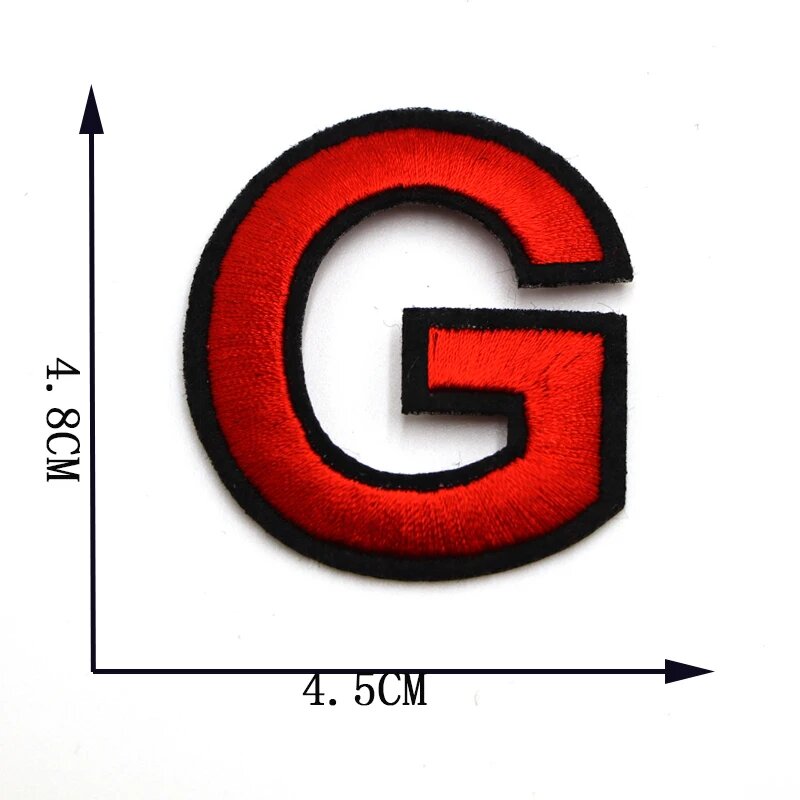 Нашивки с буквами Black Red G