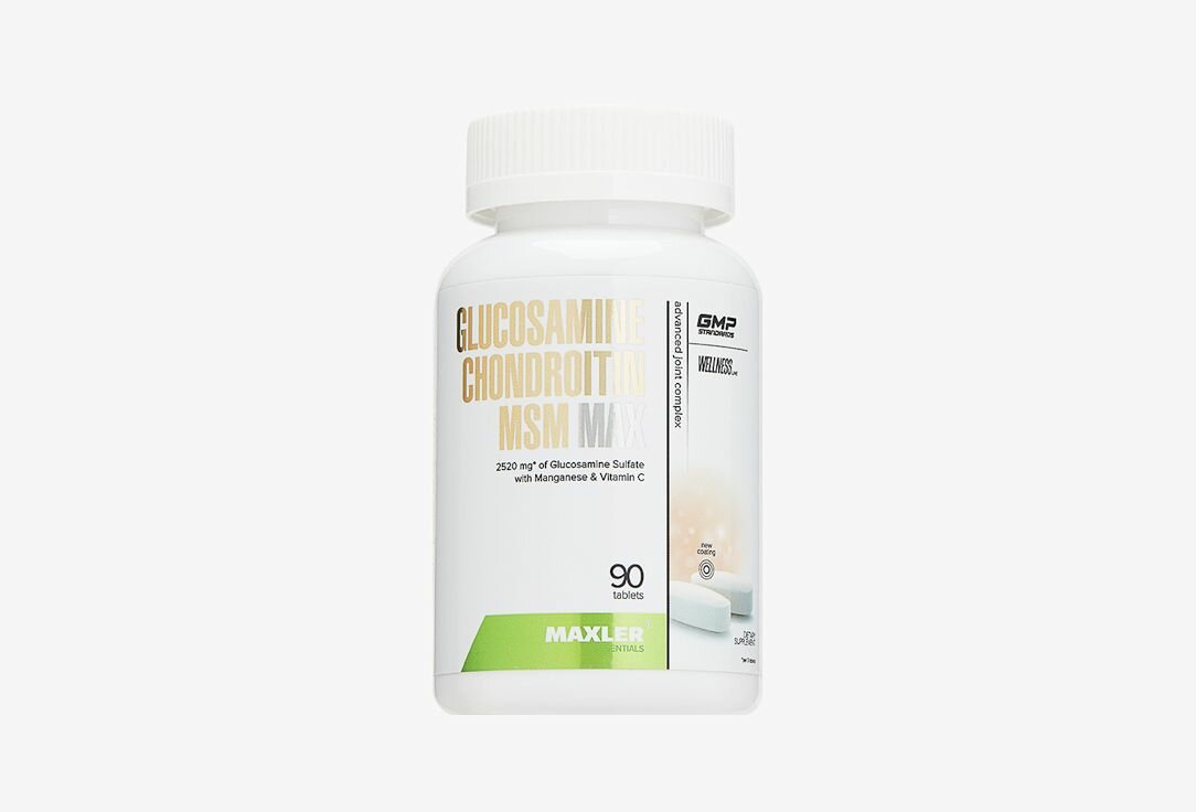 БАД для здоровья суставов MAXLER Glucosamine-Chondroitin-MSM в капсулах