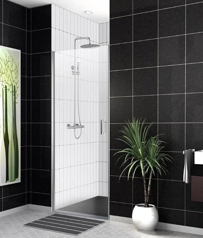 Душевая дверь BelBagno Uno 80x190 UNO-B-1-80-C-Cr