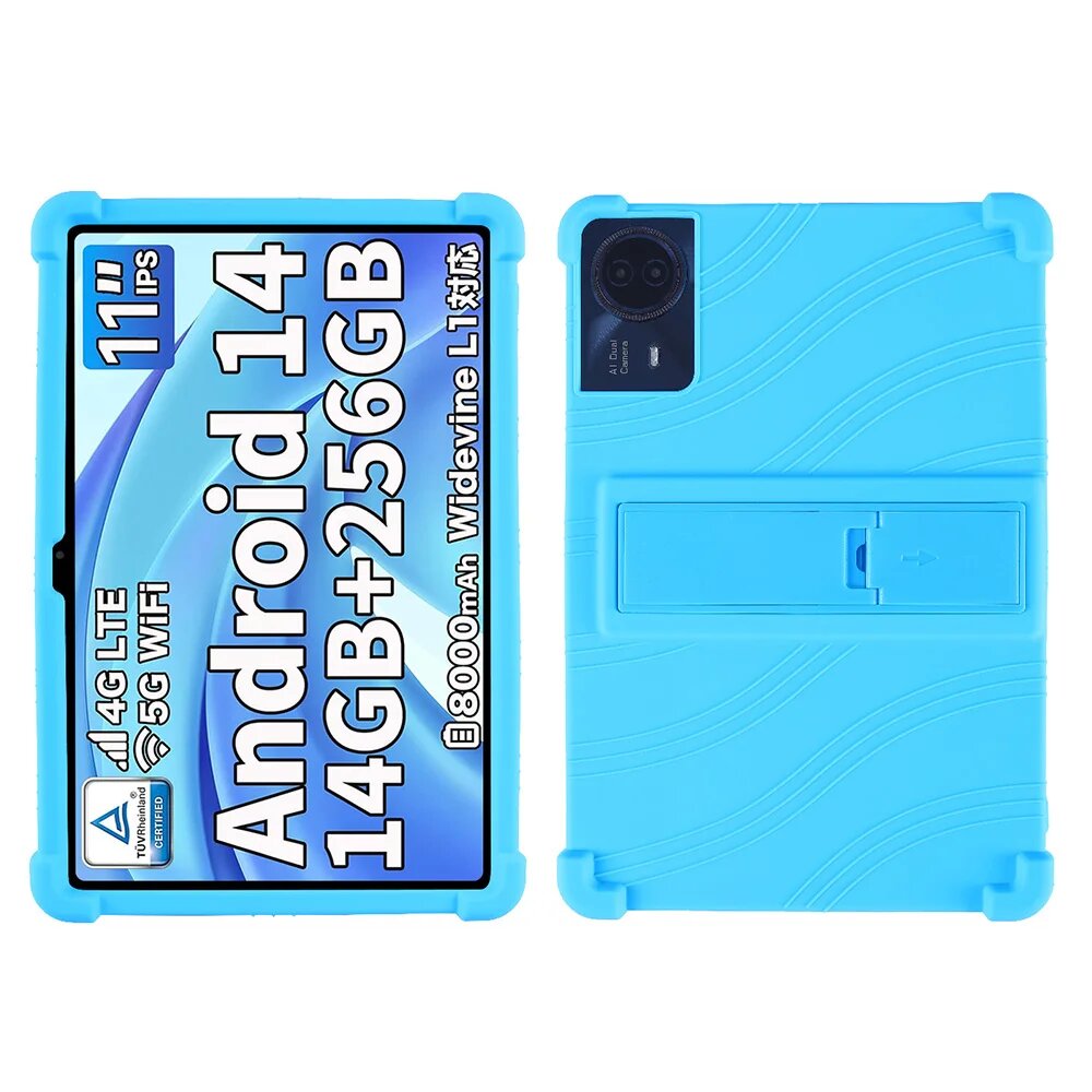 Регулируемый чехол-подставка для Teclast P50 P50S 10,95 "T50HD T50 Pro 11 дюймов, мягкий силиконовый чехол с несколькими углами, противоударный защитный чехол