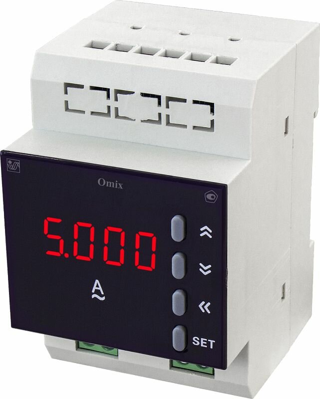 Амперметр однофазный на DIN-рейку Omix D3-A1-1-N2